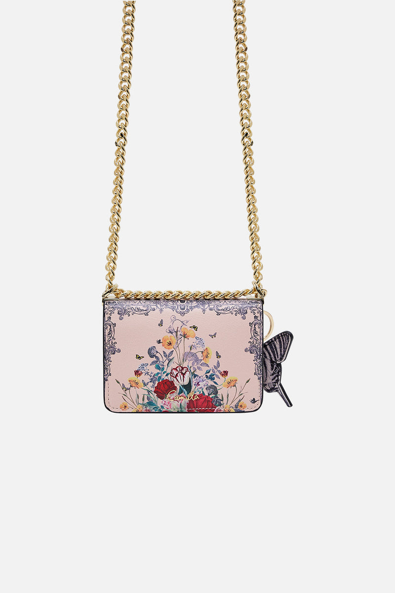 MINI CROSSBODY BOX BAG WITH CHAIN ETCHED INTO ETERNITY – CAMILLA