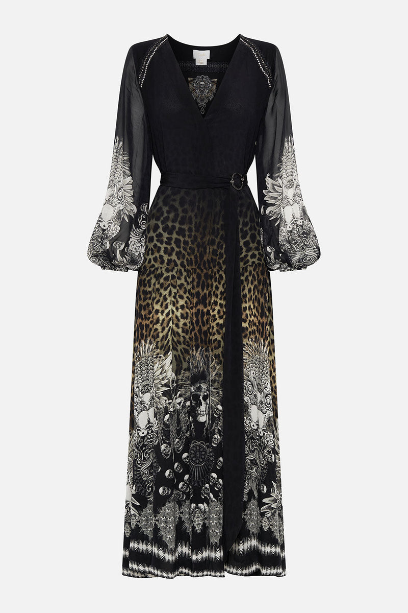 V Neck Dress With Belt, Order Of Disorder | CAMILLA US – CAMILLA