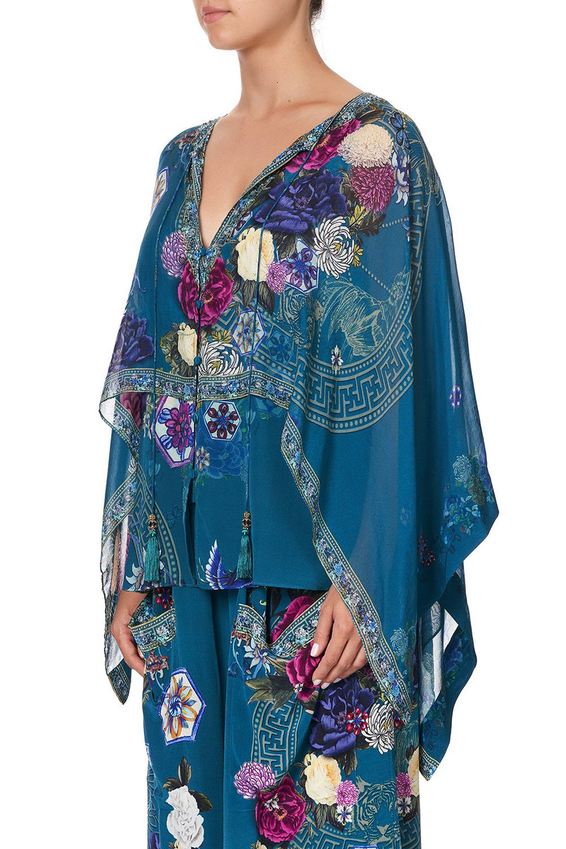 SHEER LAYERED TOP LUNAR GAZING – CAMILLA